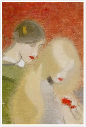 Posterlounge Das Familienerbst&uuml;ck Poster von Helene Schjerfbeck 40 x 60 cm Wandbilder Wanddeko