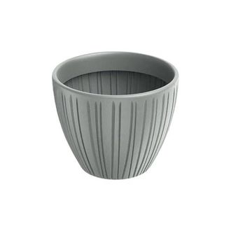 Prosperplast Blumentopf Fero rund, zementgrau, &Oslash;30 x 24