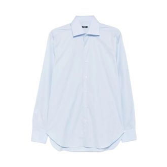 Barba Neck Shirt - - Shirts - Herren - Blau - 2XL