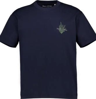 Marc O'Polo Herren T-Shirt blau Baumwolle