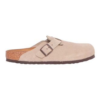 Birkenstock Homme, Chaussures, Beige, Taille: 40 EU Boston Suede Clogs