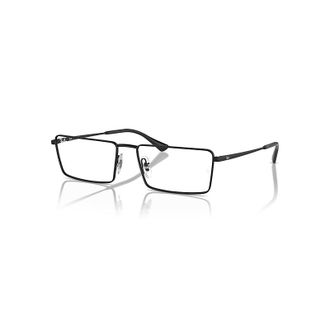 Ray-Ban Emy Optics Schwarz Fassung Klar Glas Polarisiert 56-17