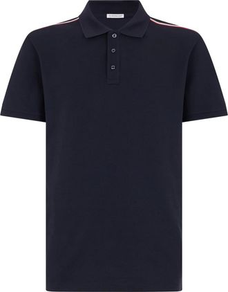 Moncler Homme, Tops, Bleu, Taille: M Polo &agrave; Manches Courtes