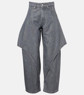 J.W.Anderson Wide-Leg Cropped-Jeans