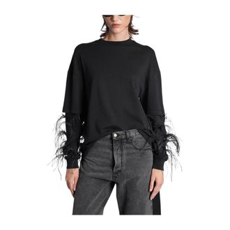 Darkpark Troy Double-Sleeve Top - - Sweatshirts & Hoodies - Damen - Schwarzk - S
