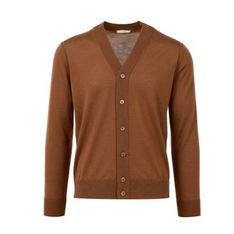 Paolo Pecora Hazel Cardigan - - Knitwear - Herren - Braun - L