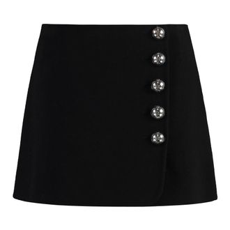 Pucci Verzierte Woll-Minirock - - Skirts - Damen - Schwarzk - M