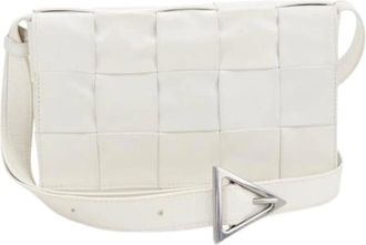 Bottega Veneta Sac bandouli&egrave;re vintage Pre-owned - Femme - Pre-owned - Blanc - Taille: ONE Size