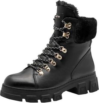 Tamaris Femme Damen WL Lace Boot 1-26906-45 Botte de Neige, Noir, 39 EU