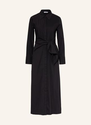 Mrs & Hugs Mrs & Hugs Hemdblusenkleid In Wickeloptik schwarz