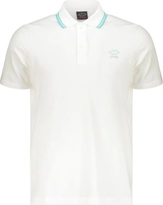 Paul & Shark Homme, Tops, Blanc, Taille: XL Polo Classique en Coton