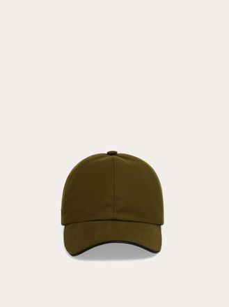 Ferragamo Herren Cap mit Signatur Gr&uuml;n