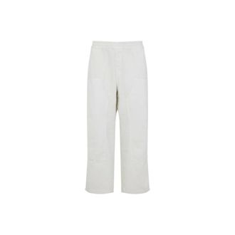Carhartt Work in Progress Homme, Pantalons, Blanc, Taille: L Crawton Pant