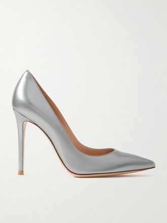 Gianvito Rossi Gianvito 105 Pumps Aus Metallic-leder