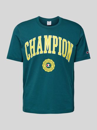 Champion T-Shirt mit Label-Print Modell Bookstore