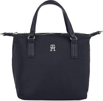 Tommy Hilfiger Cabas Sac Femme Poppy Small Tote Petit, Bleu (Space Blue), Taille Unique