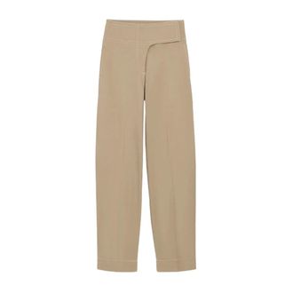Ami Femme, Pantalons, Beige, Taille: 36 FR Wrapped Belted Balloon Fit Pantalons