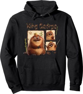 Pixar Disney and Pixars Hoppers King George King of The Beavers Pullover Hoodie