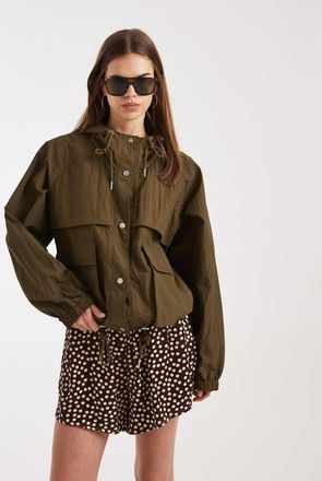 Asos Parka imperm&eacute;able - Olive-Vert