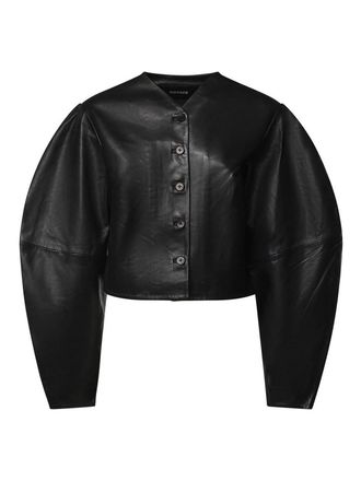 Rotate Lederjacke - Schwarz