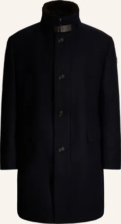 Joop Mantel Aus Wollmix blau