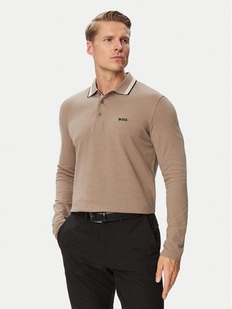 HUGO BOSS Poloshirt Plisy 50536609 Beige Regular Fit