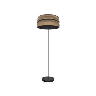 Fabrilamp Fabrilamp - Floor Living Room Natalia 1xe27 Black/sac-black 164x40x40 Cm