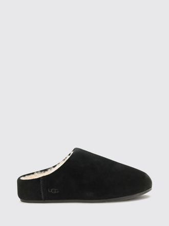 UGG Mules sabot Elea en cuir su&eacute;d&eacute; avec int&eacute;rieur en laine