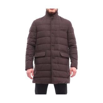 Herno Braune Steppjacke aus Wollmix - - Jackets - Herren - Braun - L