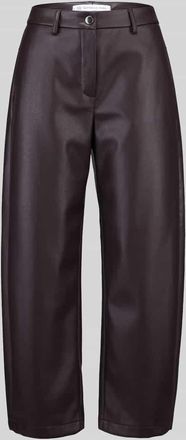 Raffaello Rossi Regular Fit Leder- / Kunstlederhose mit Label-Detail Modell PHIBI