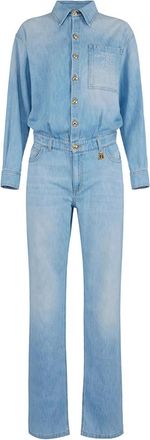 Elisabetta Franchi Jumpsuit - Hellblau