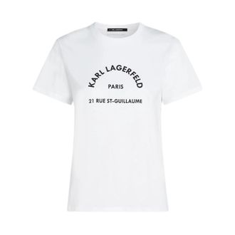 Karl Lagerfeld T-Shirts - - Tops - Damen - Wei&szlig; - S