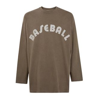 Fear of God Baseball Grafik Langarmshirt - - Tops - Herren - Braun - S
