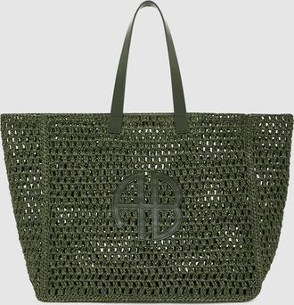 Anine Bing Tote Bag Large Military Green