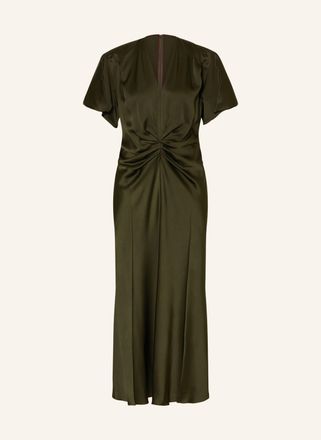 Victoria Beckham Satinkleid Bella gruen