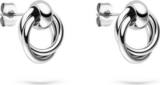 s.Oliver Ohrring - Elegante Ohrstecker aus poliertem Edelstahl - silber - wasserfest & hautfreundlich