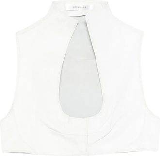 Gimaguas Femme, Tops, Blanc, Taille: 40 FR Sleeveless Crop Top