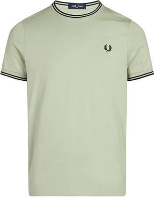 Fred Perry T-shirt uni &agrave; col rond en coton