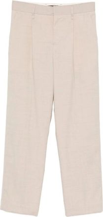 Federico Cina Homme, Pantalons, Beige, Taille: M Straight Pantalons