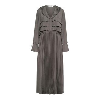 Karen by Simonsen KBRegina Kleid - - Dresses - Damen - Grau - XL