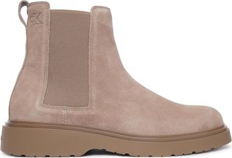 Calvin Klein Klassische Stiefeletten Calvin Klein Combat Ess Chelsea Boot Su YM0YM01372 Dunkelbeige