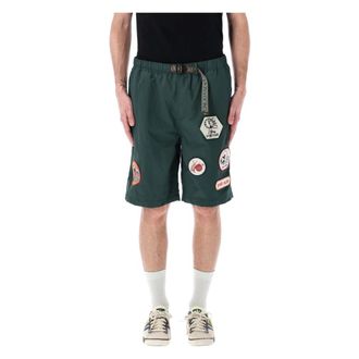Brain Dead Nylon Baggy Climber Shorts - - Shorts - Herren - Gr&uuml;n - L