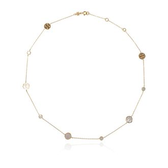 Tory Burch Logo-Halskette - - Accessories - Damen - Gelb - ONE SIZE