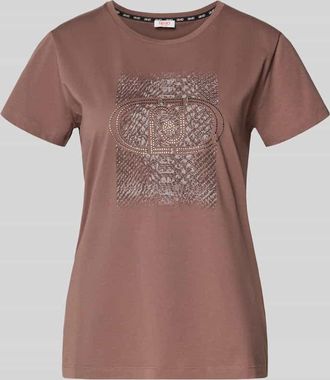 Liu Jo T-Shirt mit Strasssteinbesatz