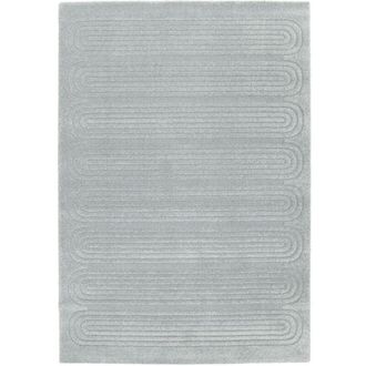 BOBOCHIC Bobochic - Tapis poils courts iago motif graphique 160x230 Bleu