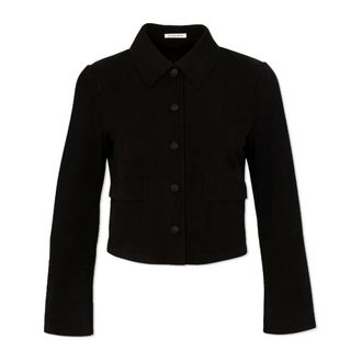 By Malene Birger Femme, Vestes, Noir, Taille: 40 FR Leather Vestes