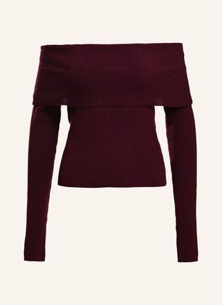 Essentiel Off-Shoulder-Pullover Killy rot