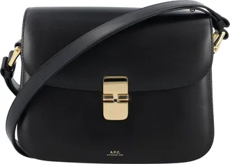 A.P.C. A.p.c., Femme, Sacs, Noir, Taille: ONE Size Sac Grace en Cuir