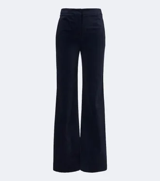 Veronica Beard Weite Hose aus Baumwollcord