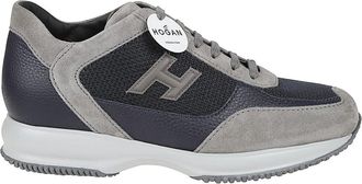 Hogan Homme, Chaussures, Bleu, Taille: 42 1/2 EU Baskets Interactives